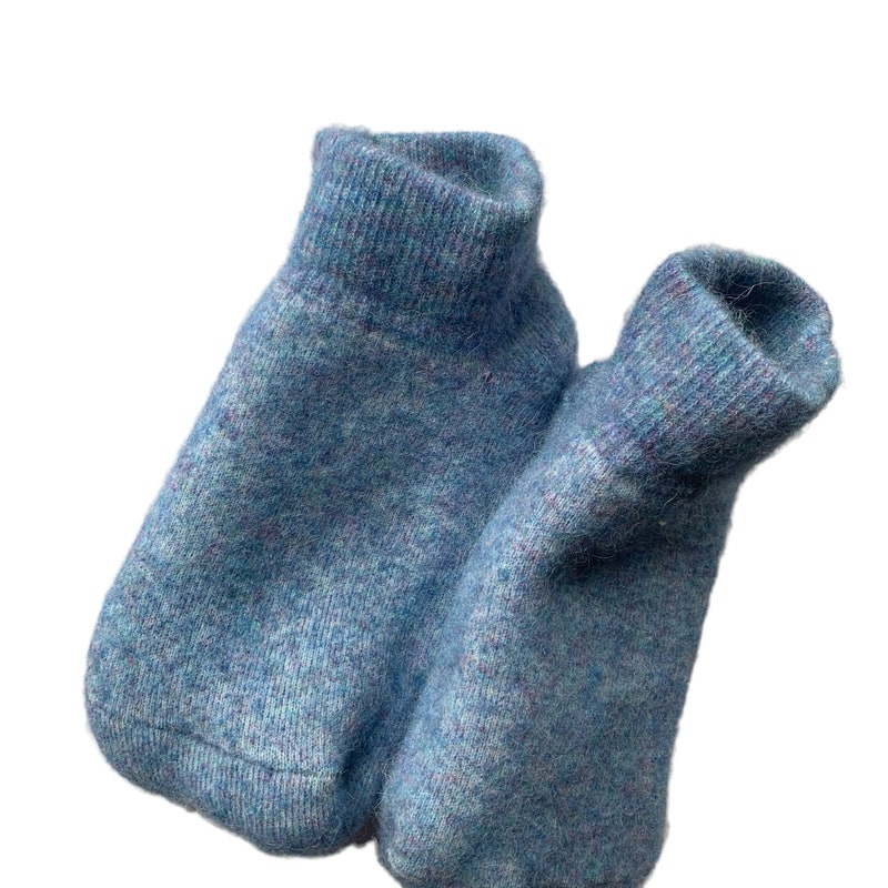 Hand Knitted Men Wool Slippers - Etsy