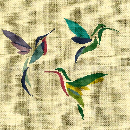 Bird/hummingbird/ Counted Cross Stitch Pattern/chart - Etsy
