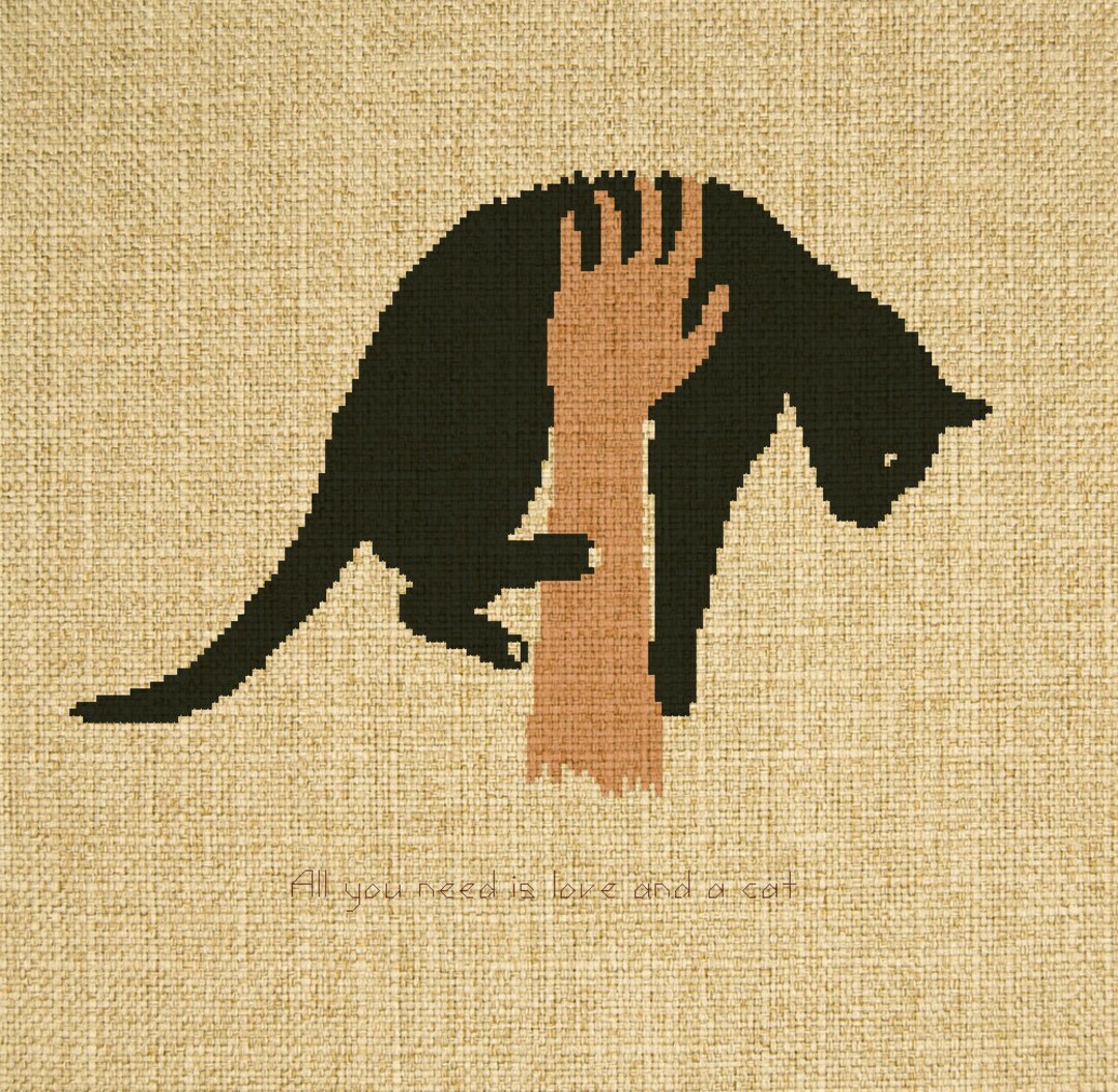 Cats/kitten/kitty/animal Counted Cross Stitch Pattern(chart)/digital ...