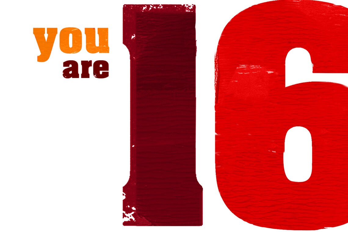 16th Birthday Card 16 Today 16 Years Old Age Celebration - Etsy UK