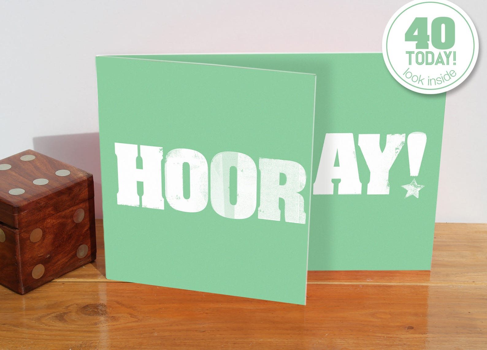 40th Birthday Card | 40 Today Card | 4 Decades Card | Forty Years Old ...