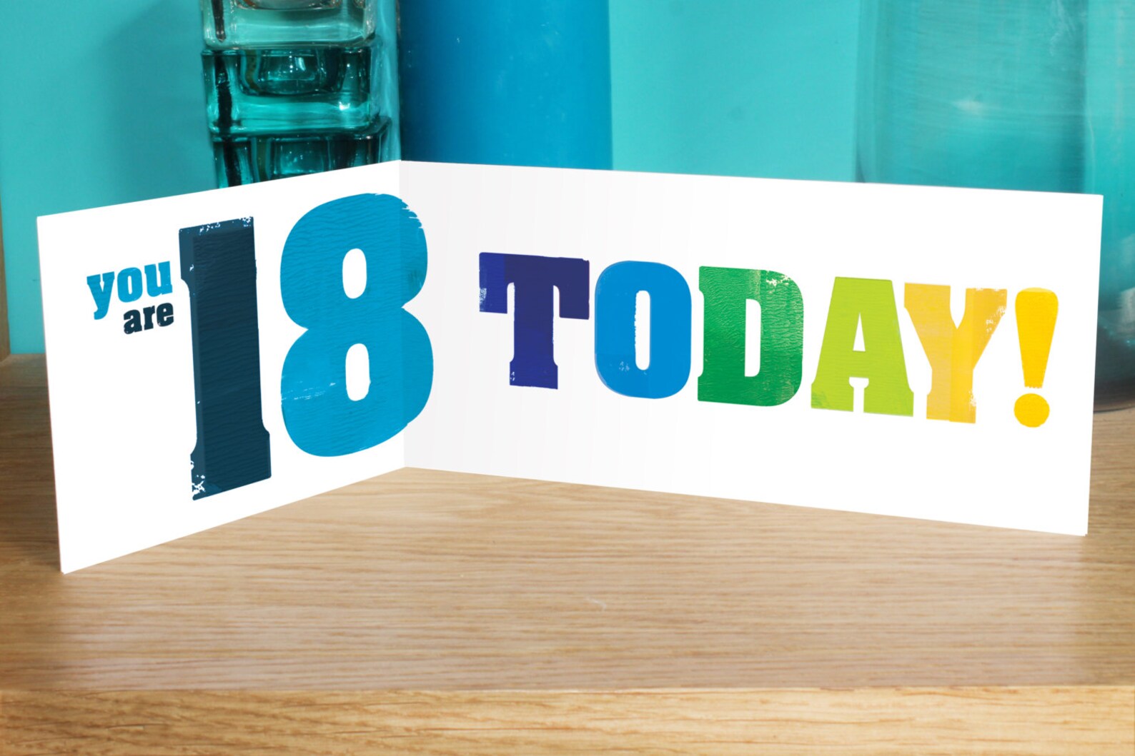 18th Birthday Card 18 Today 18 Years Old Age Celebration | Etsy UK