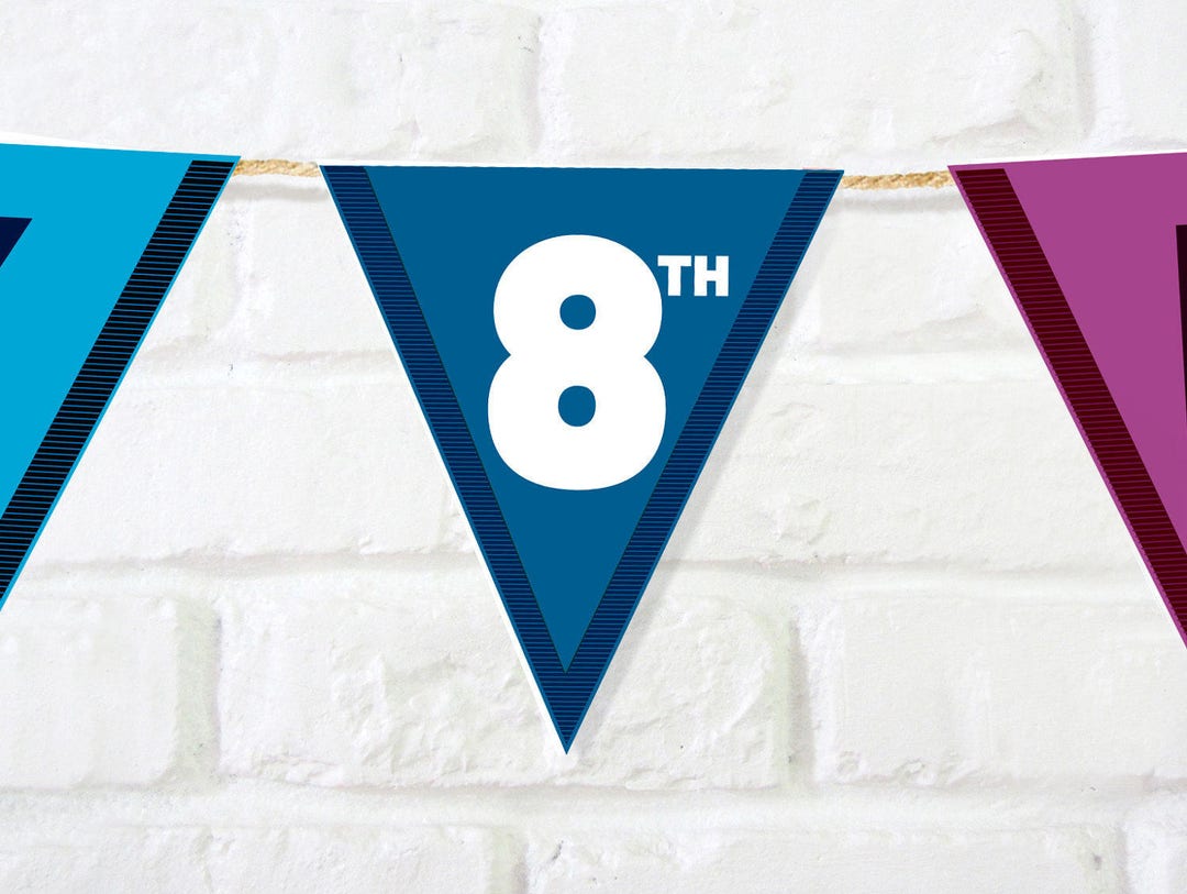 Rainbow Birthday Party Sign | Milestone Banner | DIGITAL PRINTABLE File ...