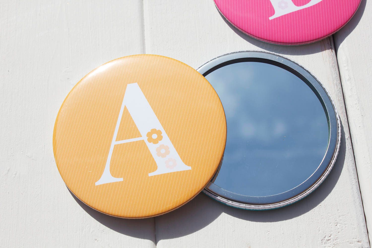 Initial Pocket Mirror Alphabet Mirror Initial Monogram - Etsy Canada