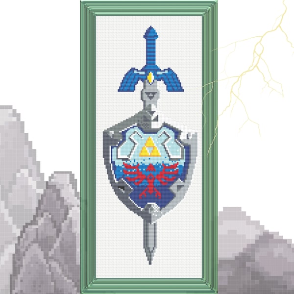 Cross Stitch Zelda - Etsy
