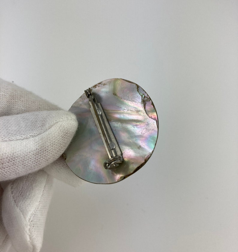 Vintage Abalone Blister Pearl Brooch Abalone Shell Brooch - Etsy