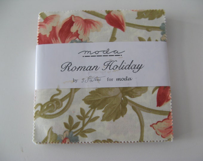 3 Sisters Roman Holiday Charm Pack Quilting Precut Fabric OOP - Etsy