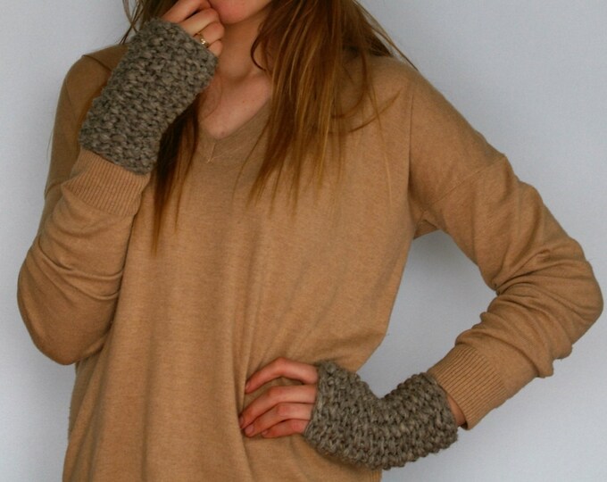 Natural Chunky Knit Hand Spun Wool Blankets by NaturalWoolKnits