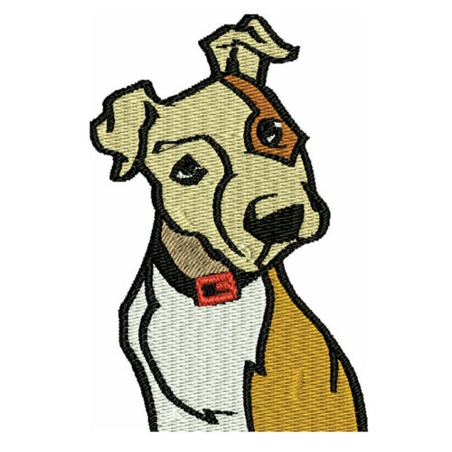 Dog Hand Embroidery Pattern Pit Bull Puppy Faces Animal | Etsy