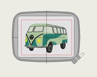 Vw bus pattern | Etsy