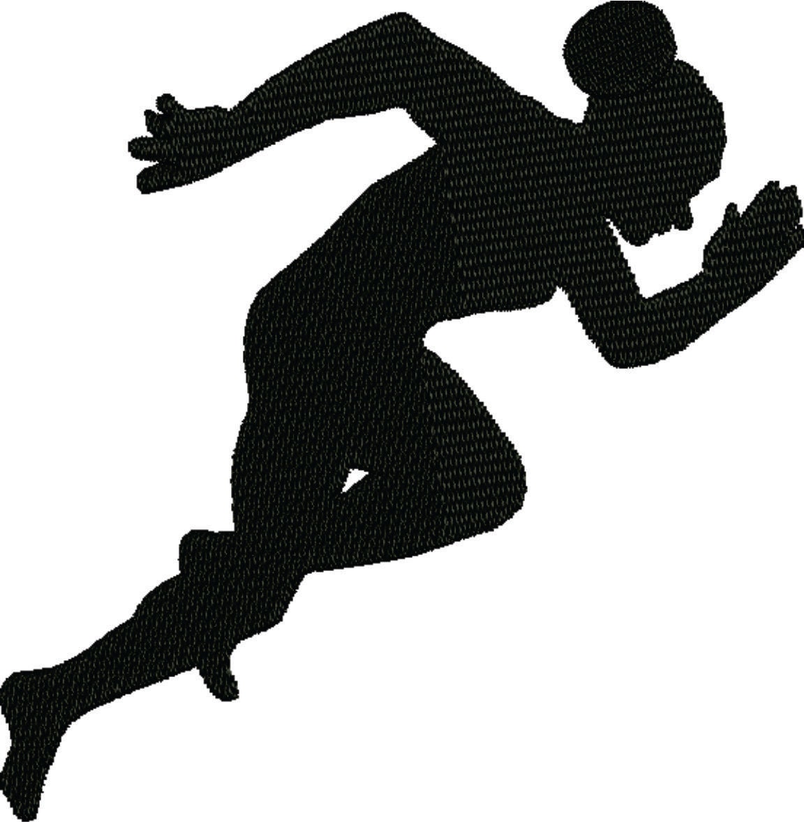 Runner Embroidery Design Sports | Etsy