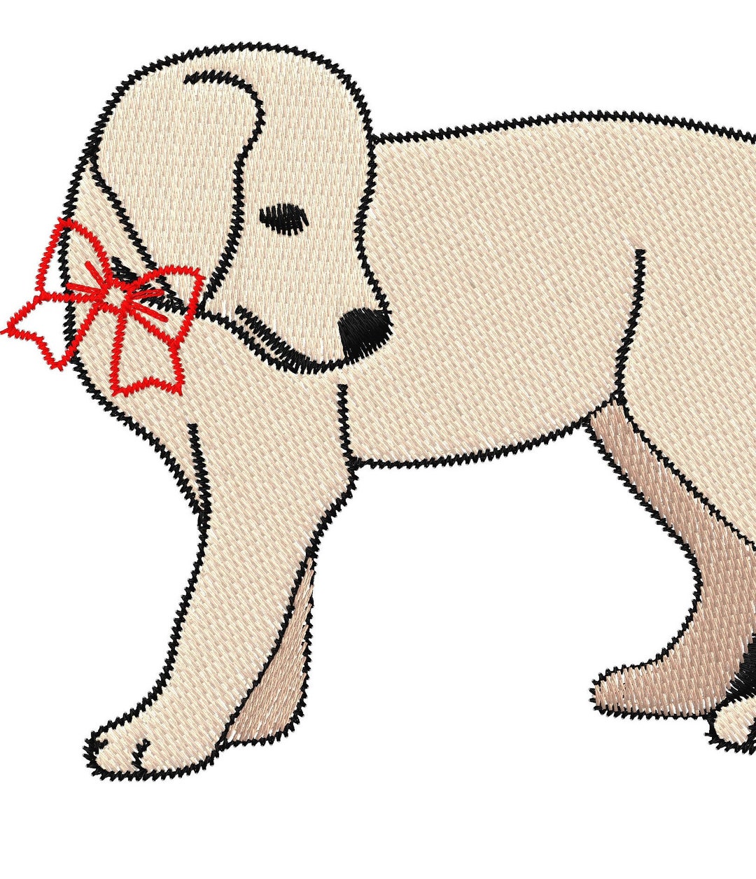 Labrador Embroidery Design Puppy, See Images for Size - Etsy