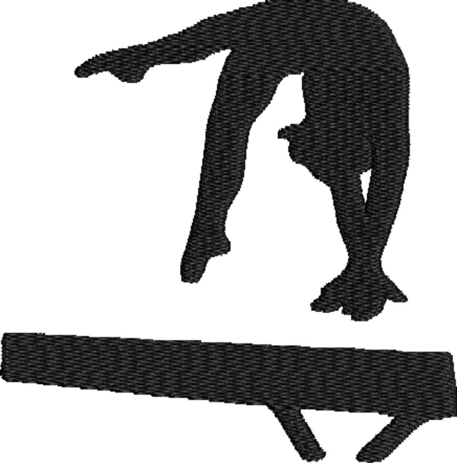 Gymnastics Embroidery Design 4 X 4 5 X 7 and 8 X 8 Hoop - Etsy