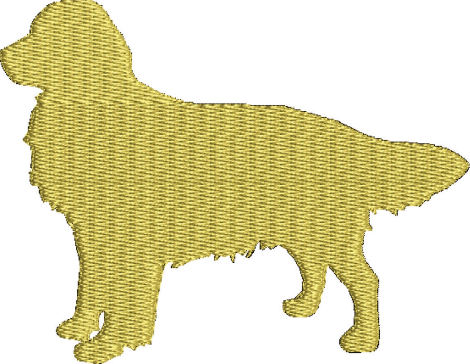 Golden Retriever Embroidery Design Dog | Etsy