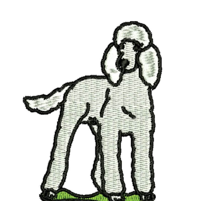 Poodle Embroidery - Etsy