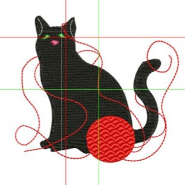 Cat Embroidery - Etsy