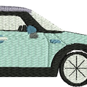 Embroidery Design Car Vehicle Mini Cooper | Etsy