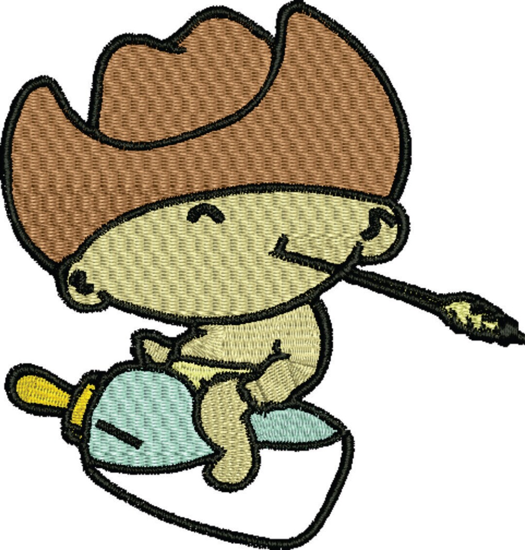 Cowboy Baby Embroidery Design Children - Etsy