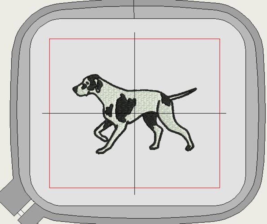 Pointer Dog Embroidery Design Dog Pointer - Etsy
