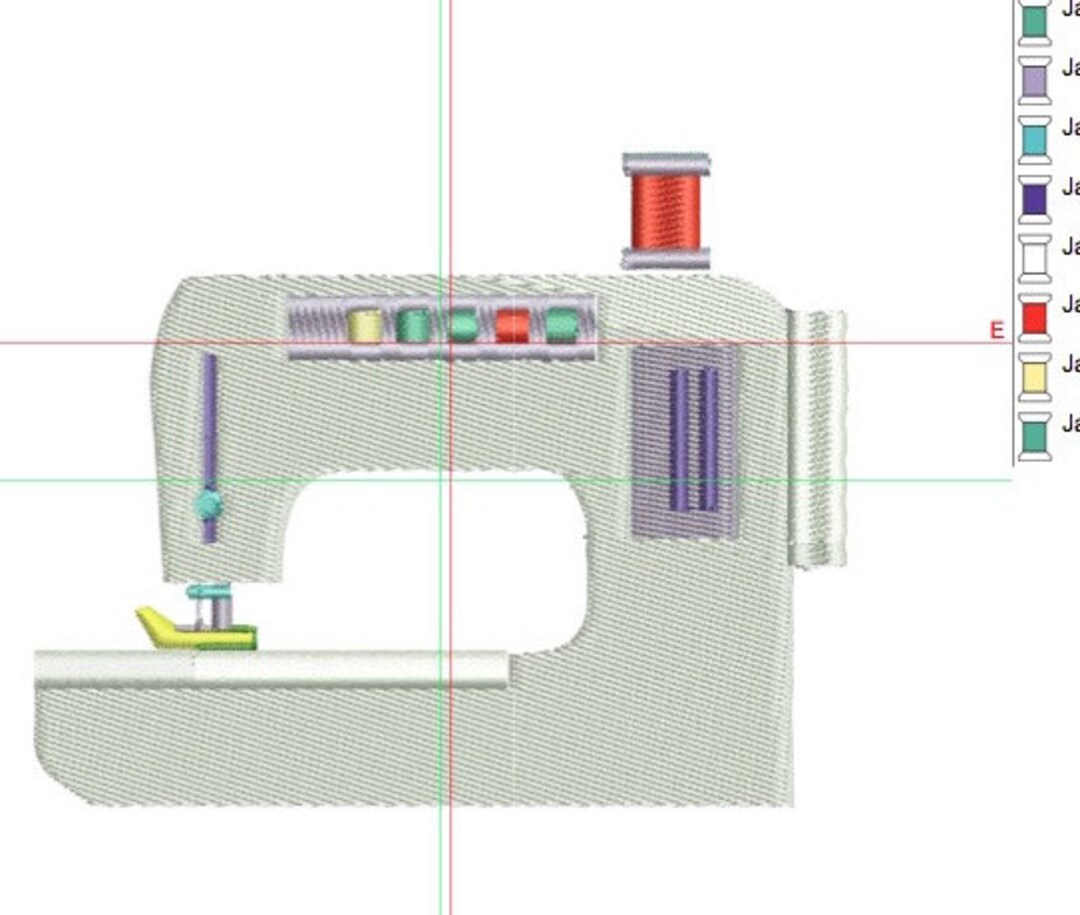 Sewing Machine Embroidery Design - Etsy