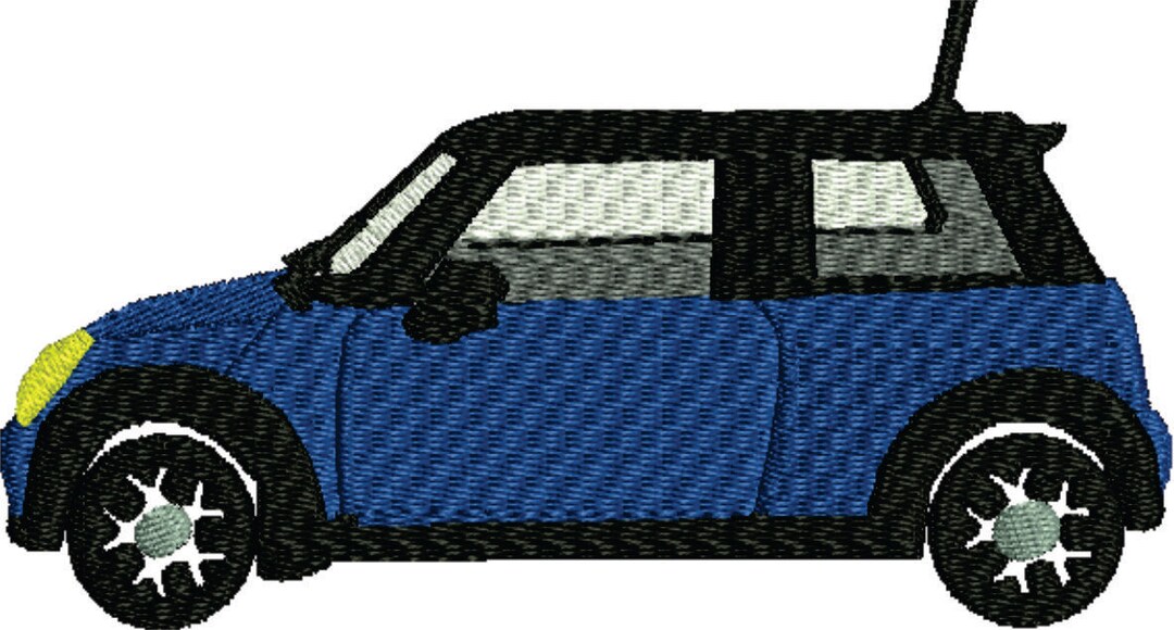 Mini Cooper Embroidery Design Car Vehicle Mini Cooper - Etsy