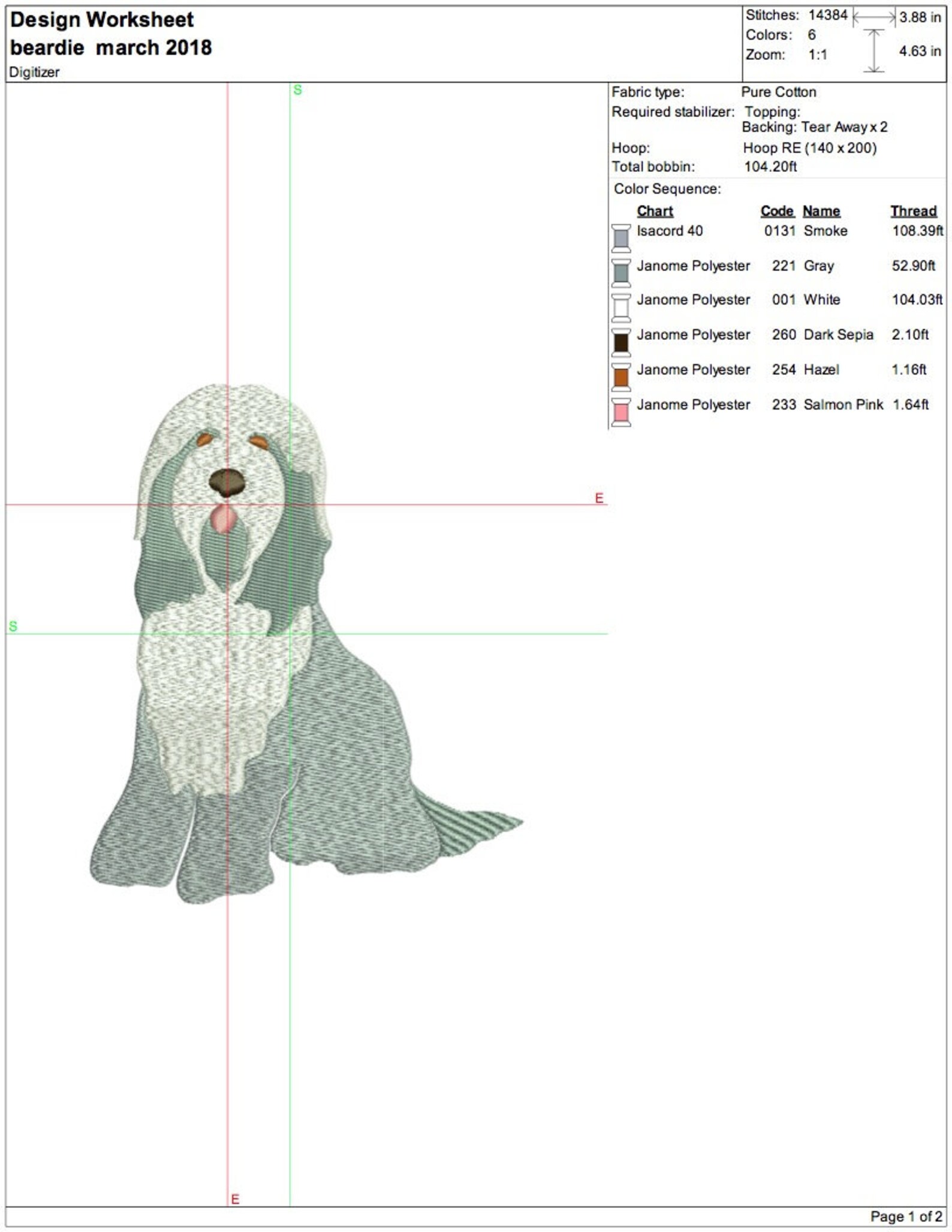 Bearded Collie Embroidery Design Dog Bearded Collie With - Etsy