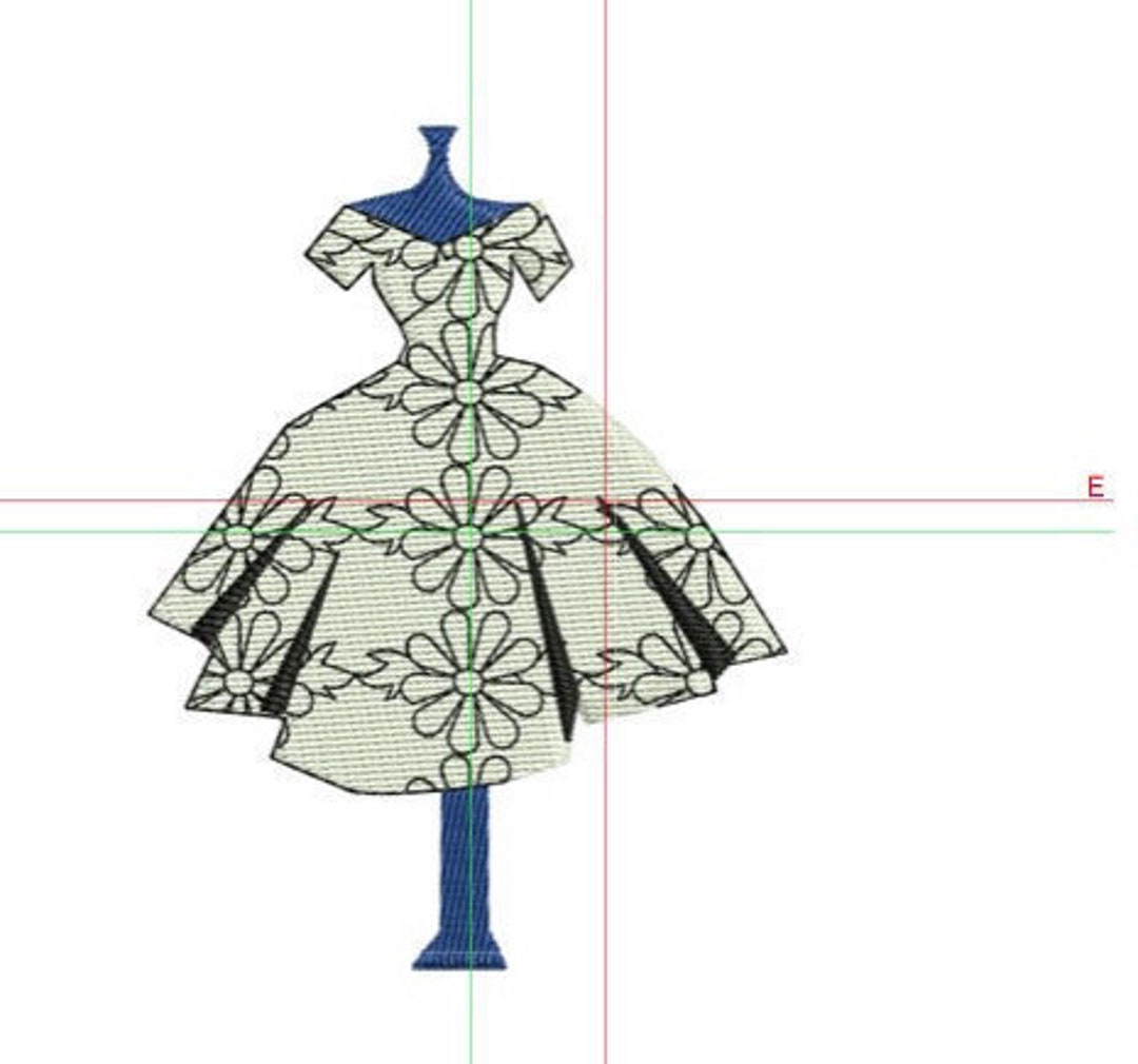 DRESS UP Embroidery Design - Etsy