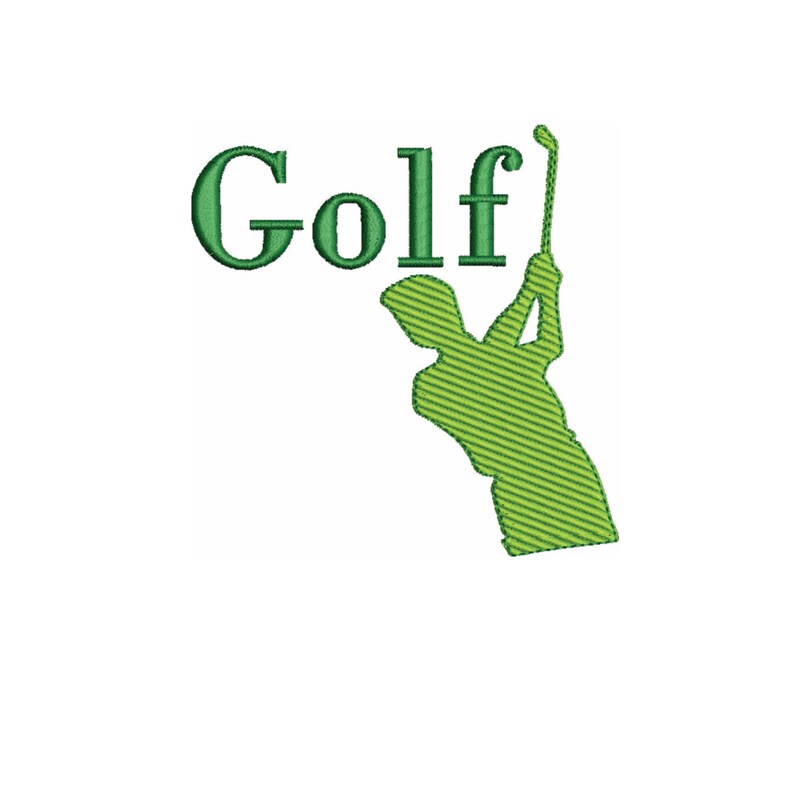 Golf Embroidery Design Golf - Etsy