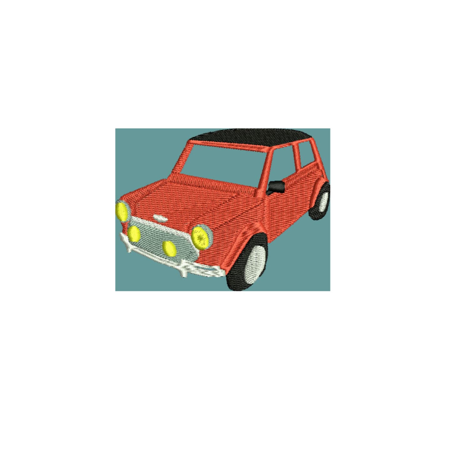Mini Cooper Embroidery Design Car Vehicle Mini Cooper | Etsy