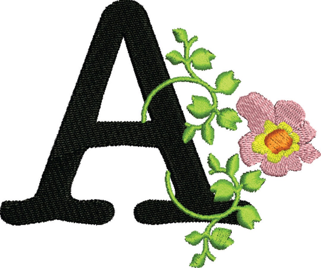 Alphabet Embroidery Design A to Z - Etsy