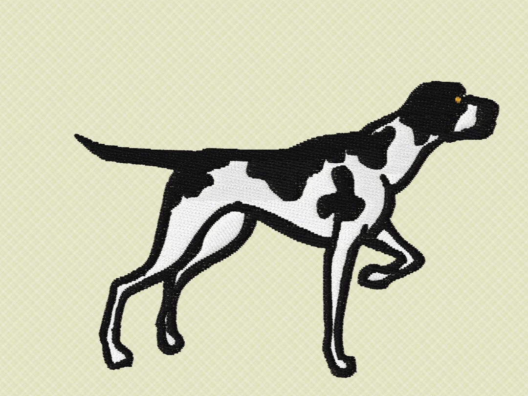 Embroidery Design Dog, Pointer,"eye Redo" - Etsy