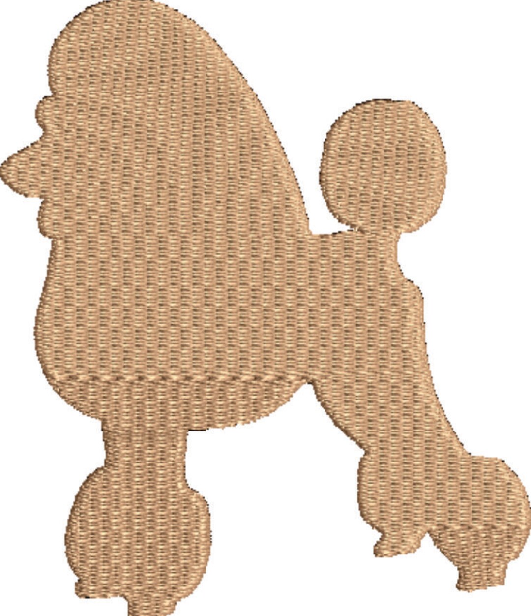 Poodle Embroidery Design Dog - Etsy
