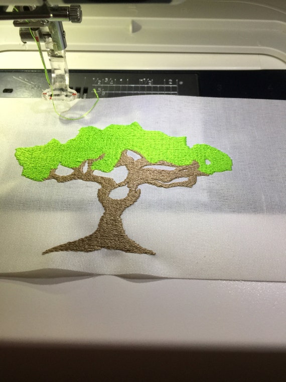 Tree embroidery design | Etsy