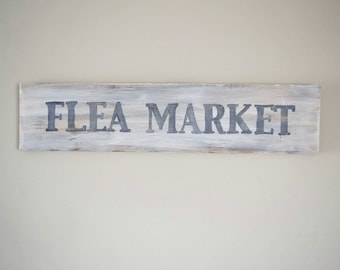 Flea market sign | Etsy