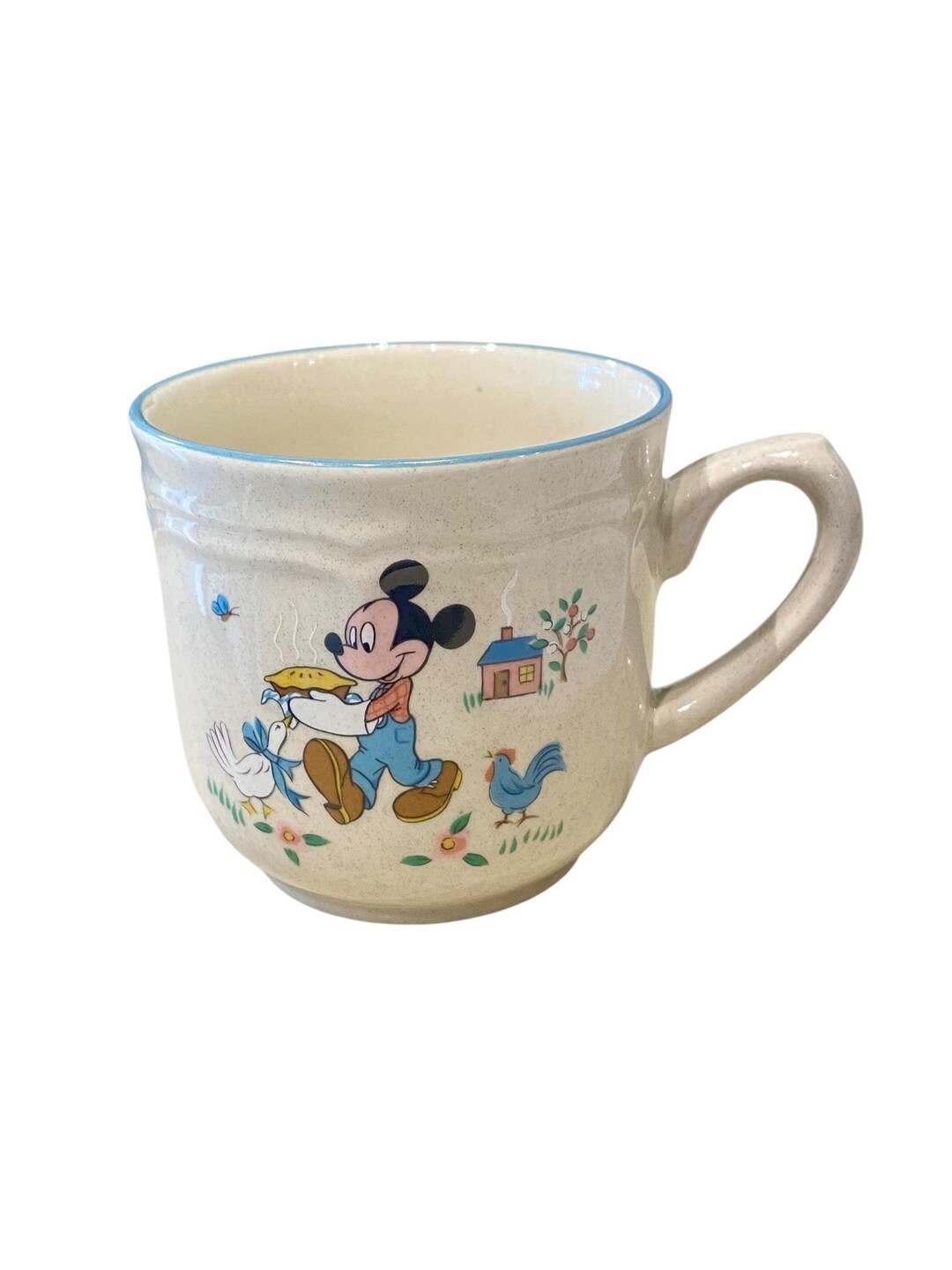 Mickey Mouse Apple Pie Country Stoneware Mug - Etsy