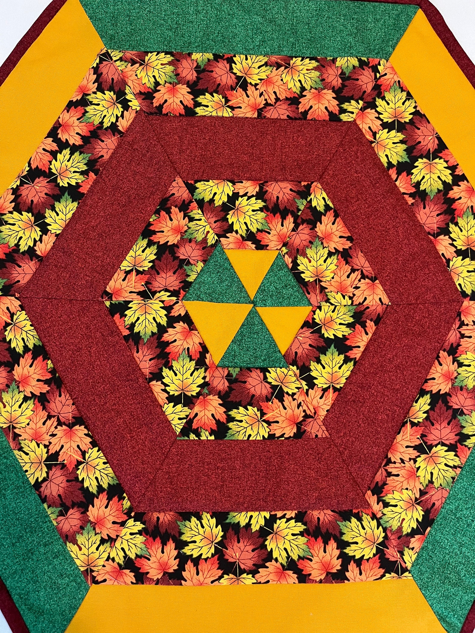 Fall/autumn Hexagon Table Topper - Etsy