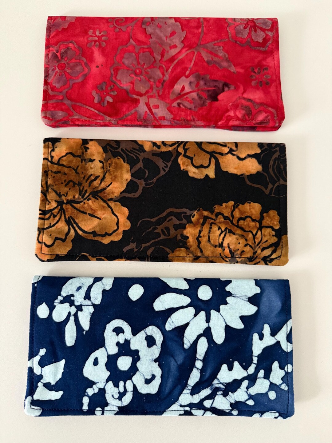 Checkbook Cover With Credit Card Pockets - Etsy