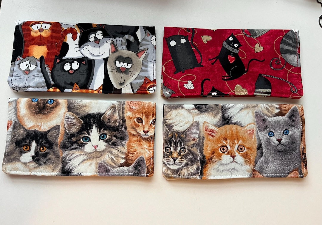Cat Checkbook Covers - Etsy