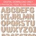 Vector Laser Cut Lettering Alphabet Font Wooden Letter A-Z, 0-9 ...