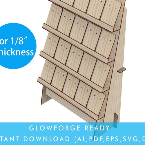 SVG Arch Earring Display Stand Laser Cut File for Glowforge - Etsy