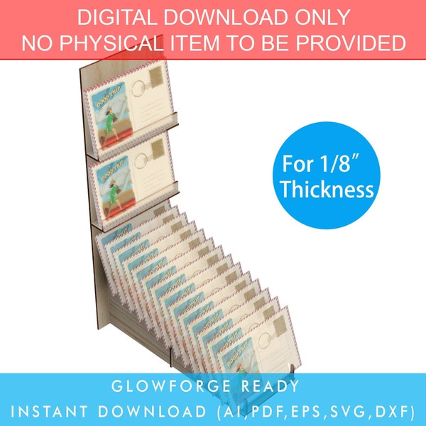 Laser Files for Postcard Displays - Etsy
