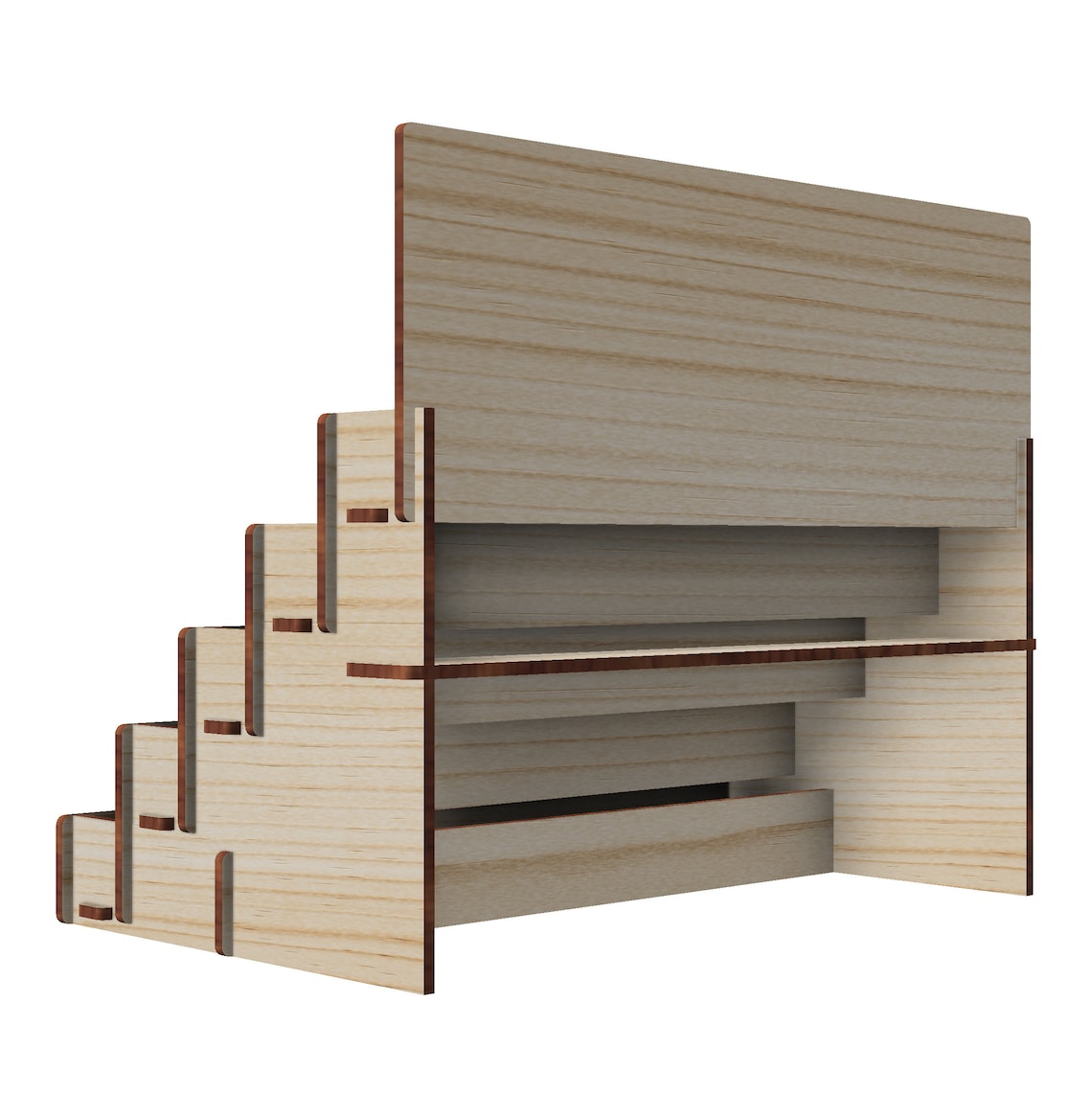 5 Tiered Retail Display Stand for Stickers / Cards / Toys / Ornament ...