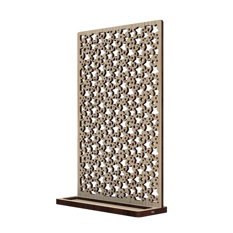 Seamless Decorative Panel Star Pattern Display Stand With | Etsy