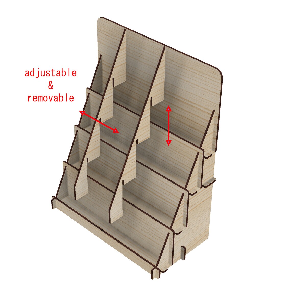 Countertop Retail Display Stand for Stickers / Cards / Badge / - Etsy