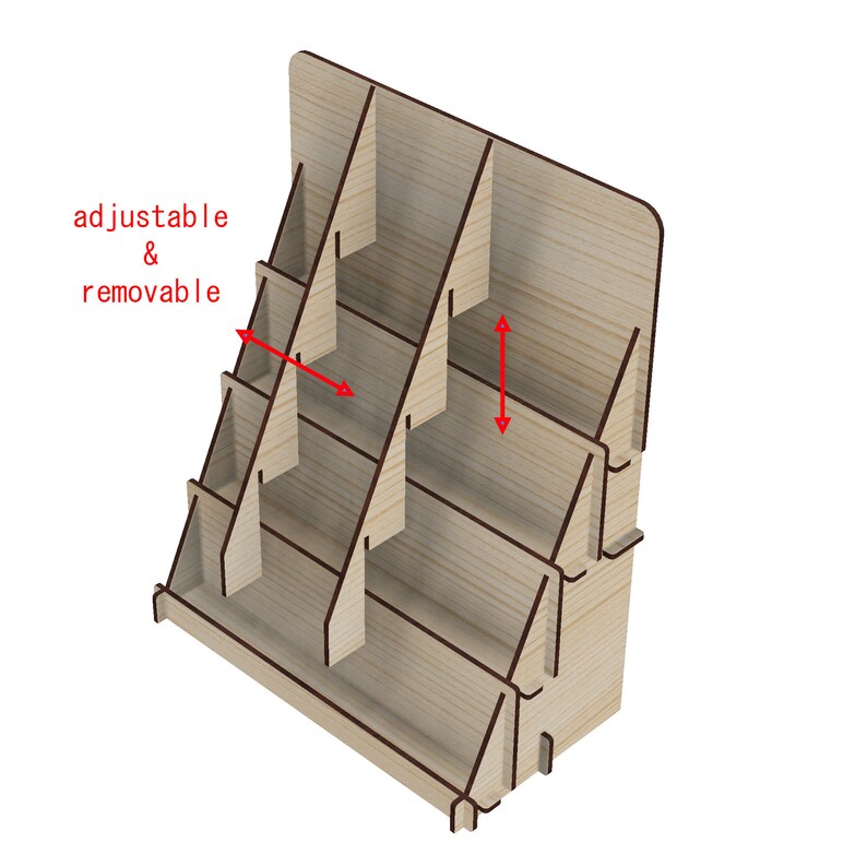 Countertop Retail Display Stand for Stickers / Cards / Badge / - Etsy