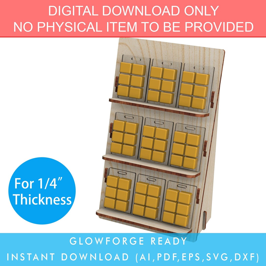 3 Layers Collapsible Wax Melt Display Stand, Wax Melt Display Rack ...