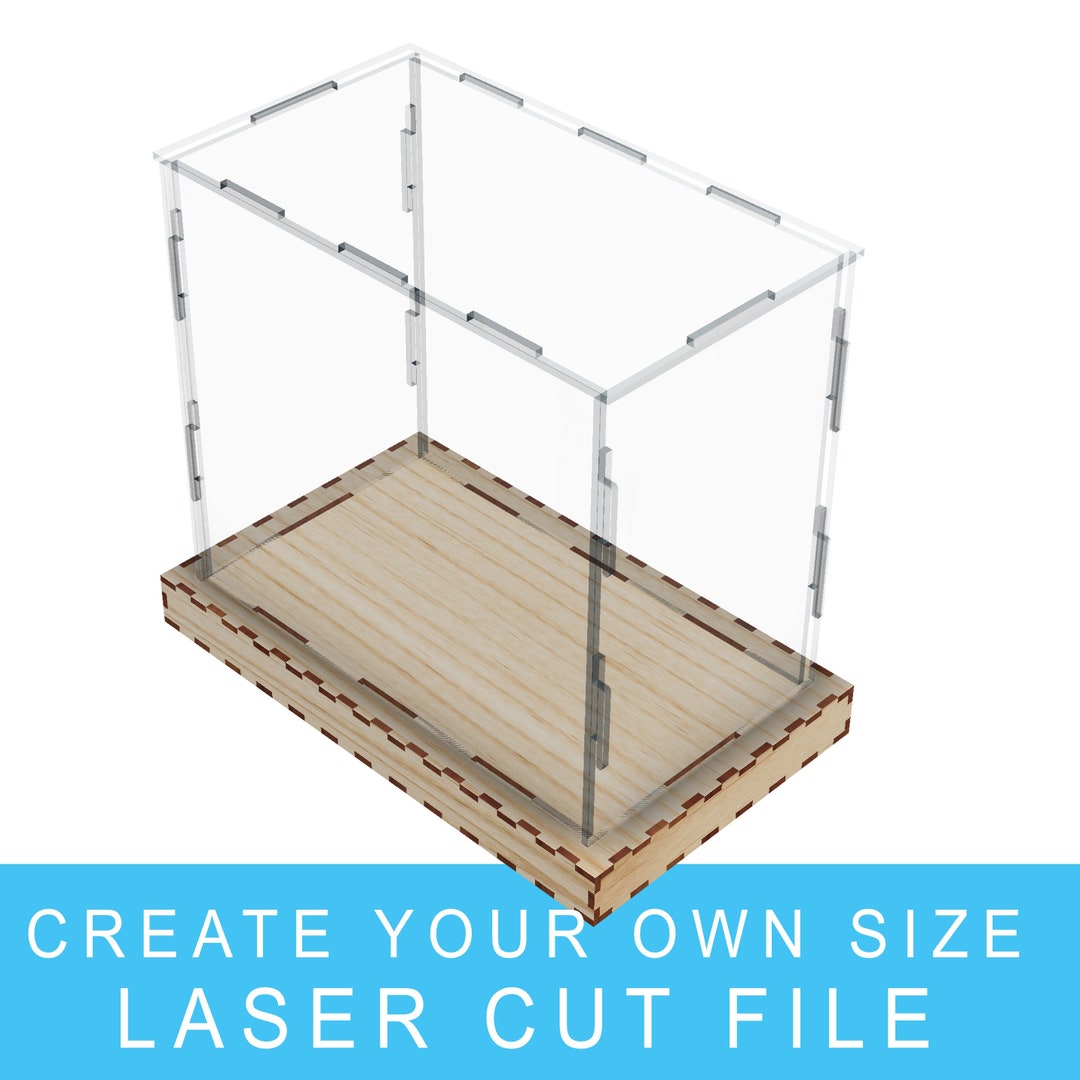 Custom of Your Size Laser Cut Files for Counter Top Display Box ...