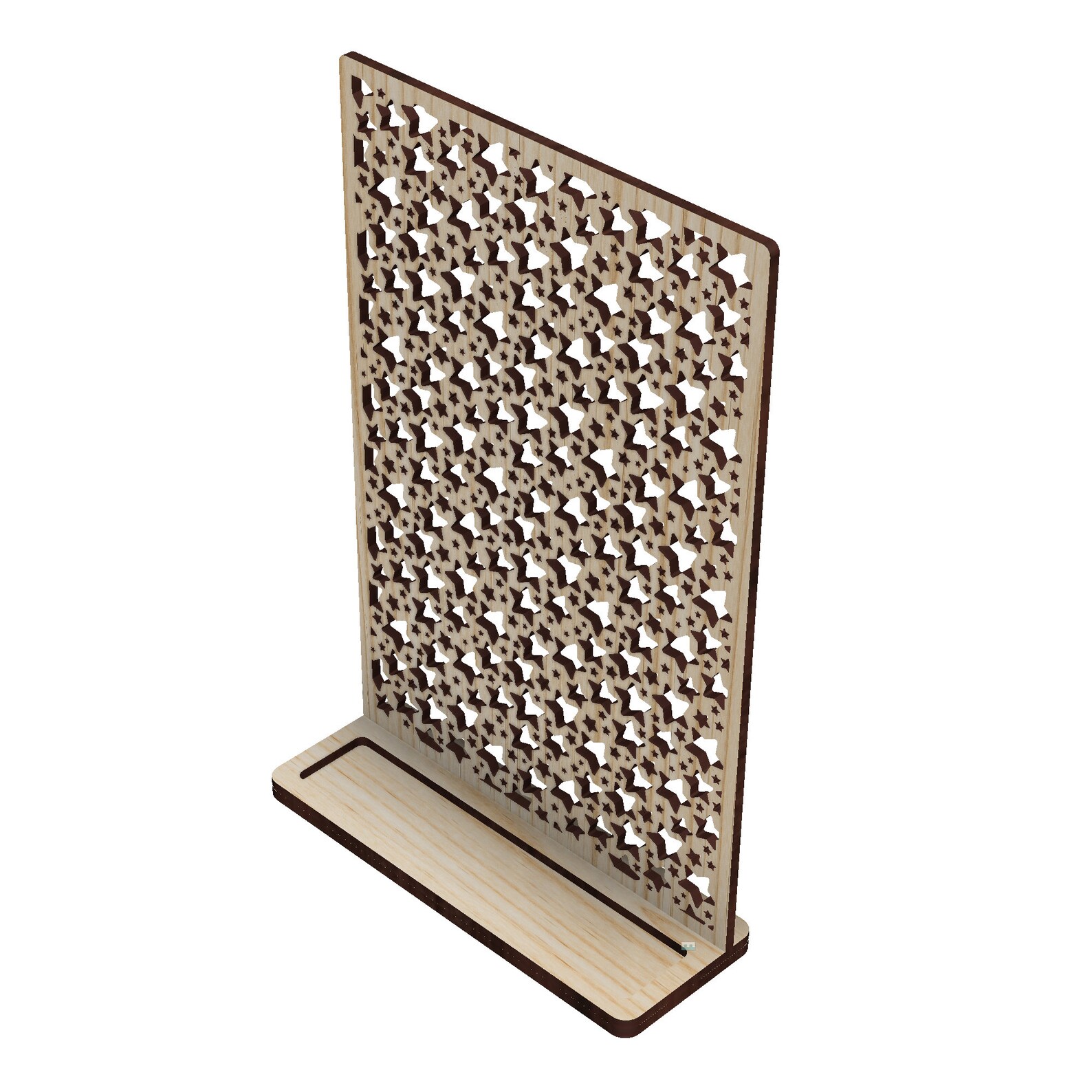 Seamless Decorative Panel Star Pattern Display Stand With | Etsy