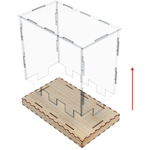 Custom of Your Size Laser Cut Files for Counter Top Display Box ...