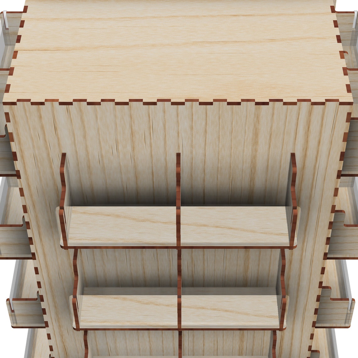 32 Pockets Rotating Retail Display Rack Stand for Stickers / - Etsy